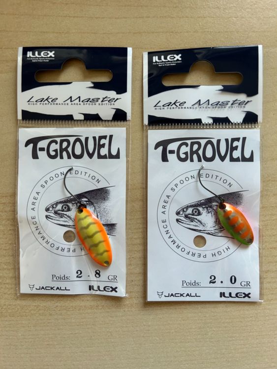 2 x ILLEX T-GROVEL MICROSPOON FÜR FORELLEN FISCHEREI (Neu und ...