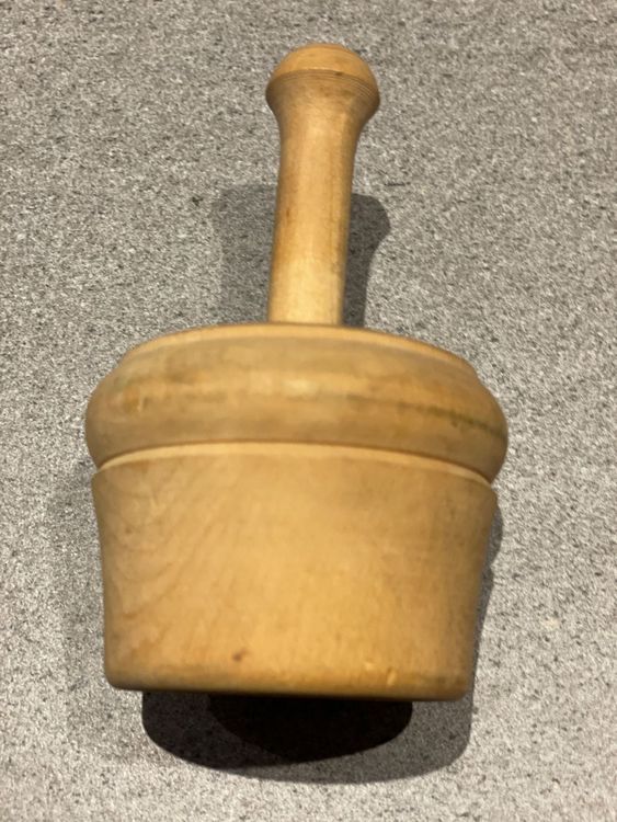 Holz-Butterstempel/-form Motiv Blüte Durchmesser ca. 5 cm (Gebraucht ...