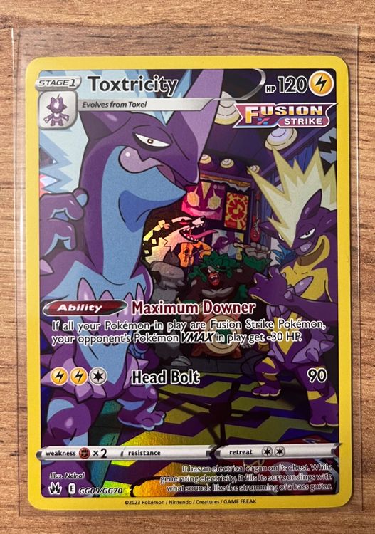 Toxtricity ALT ART GG09/70 Pokemon Crown Zenith (Neu (gemäss ...