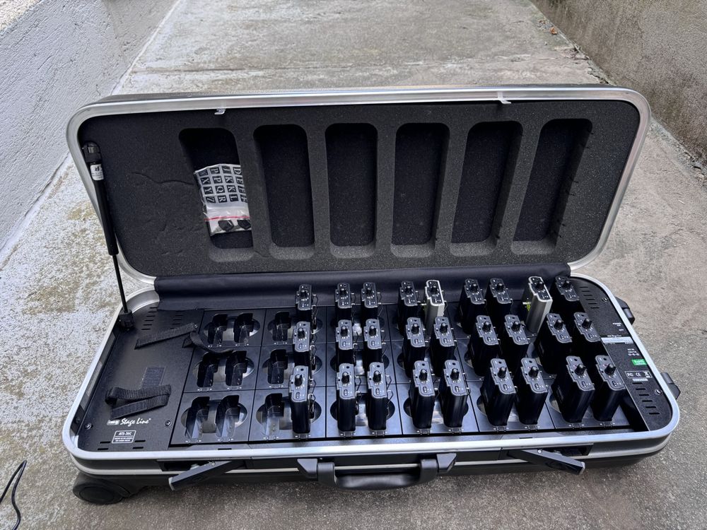 stageline ats-36c case + 25x transmission & 2x transmitter (Neu (gemäss ...