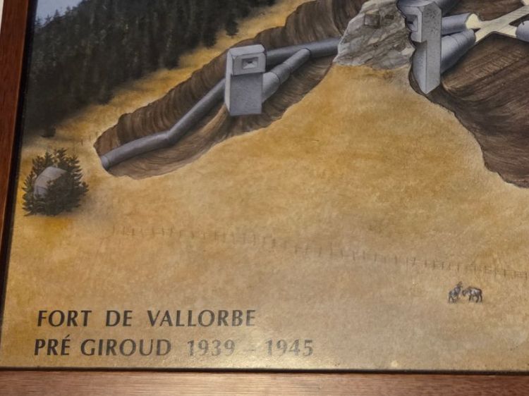 Cadre fortification fort de Vallorbe Pré Giroud 1939-1945 (D'occasion ...