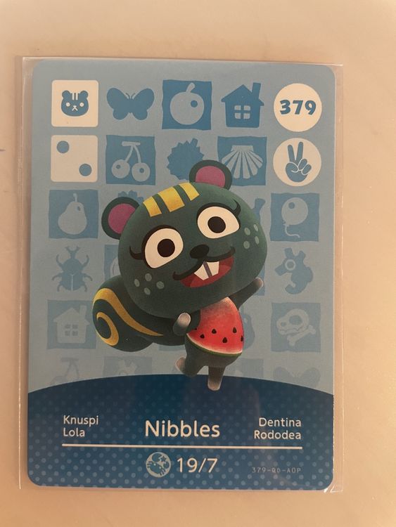 Animal Crossing Amiibo Karte Nr. 379 Nibbles | Kaufen auf Ricardo