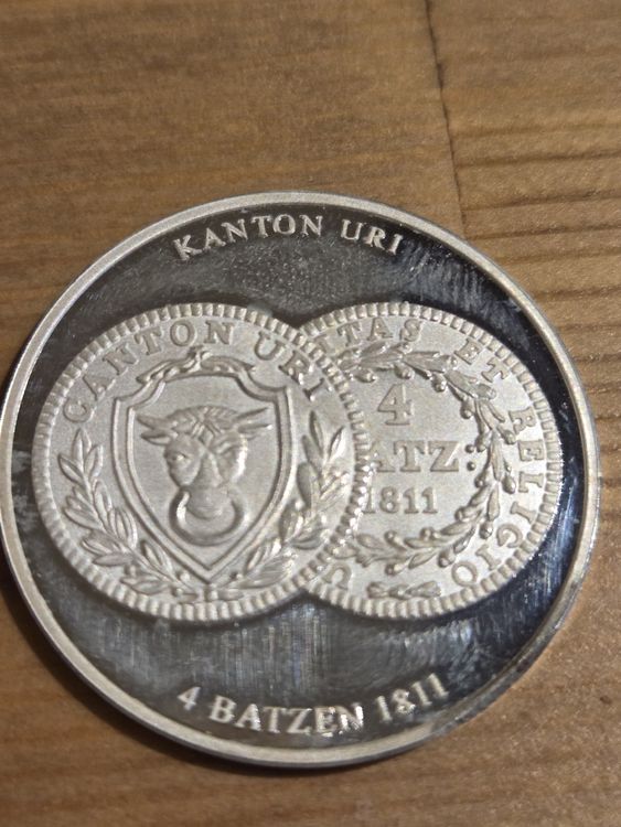 Pièce commémorative en argent, canton Uri 1811 (Gebraucht) in Blonay ...