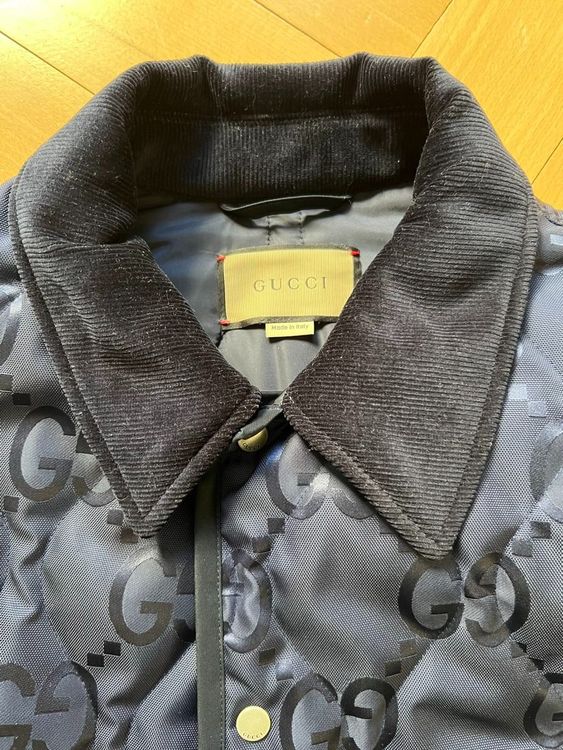 Gucci Steppjacke, Herrenjacke, Dunkelblau, Top Zustand! (54) (Neu ...