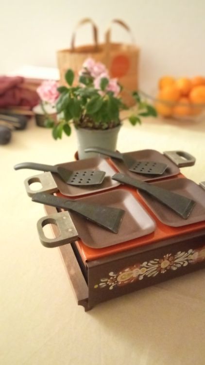 Raclette Ofen Retro 70 / 80er Jahre mit Spiritus Brenner | Acheter sur ...