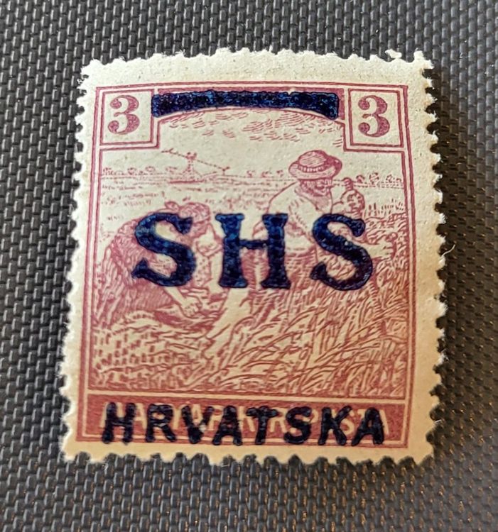 Kroatien , Königreich der Serben, Kroaten & Slowenen 1918 (Gebraucht ...