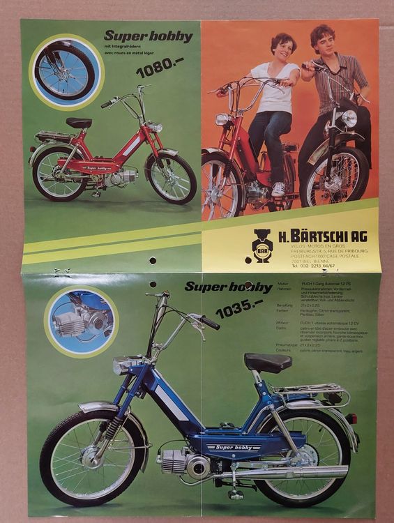 Prospekt Mofa Super Bobby Cross 2000 (Gebraucht) in Schenkon für CHF 25 ...