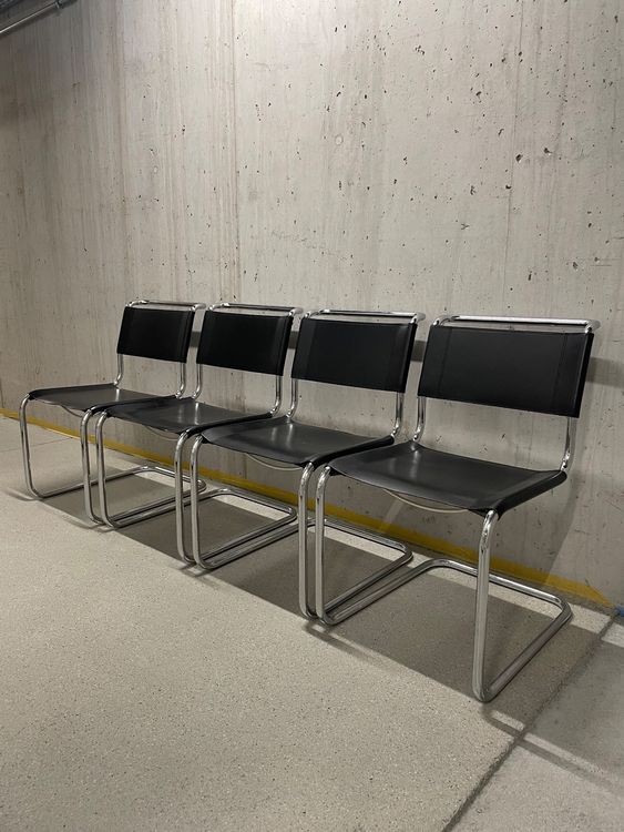 Thonet Stühle, S33 Freischwinger, 4 Stück (Gebraucht) in Chur für CHF 1100 – nur Abholung auf ...