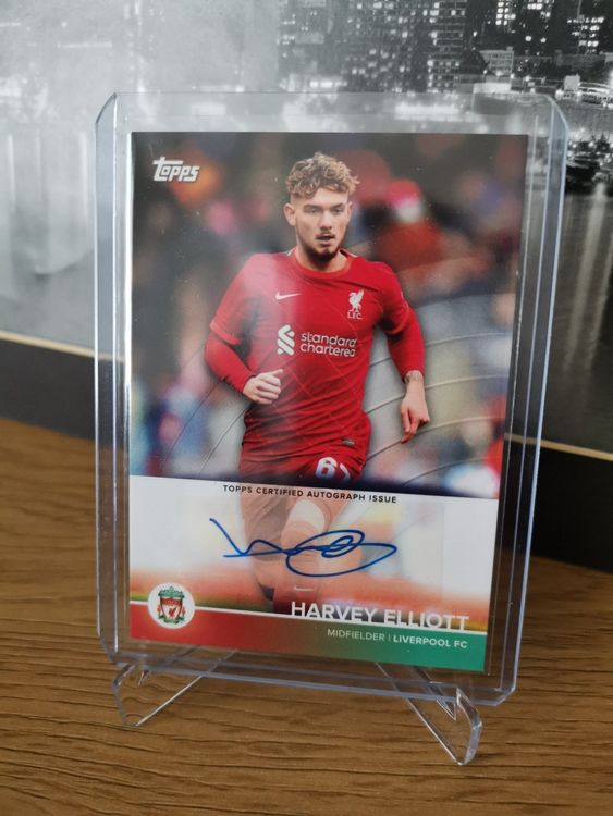 Topps Liverpool Team Set, Harvey Elliott Autograph | Kaufen auf Ricardo
