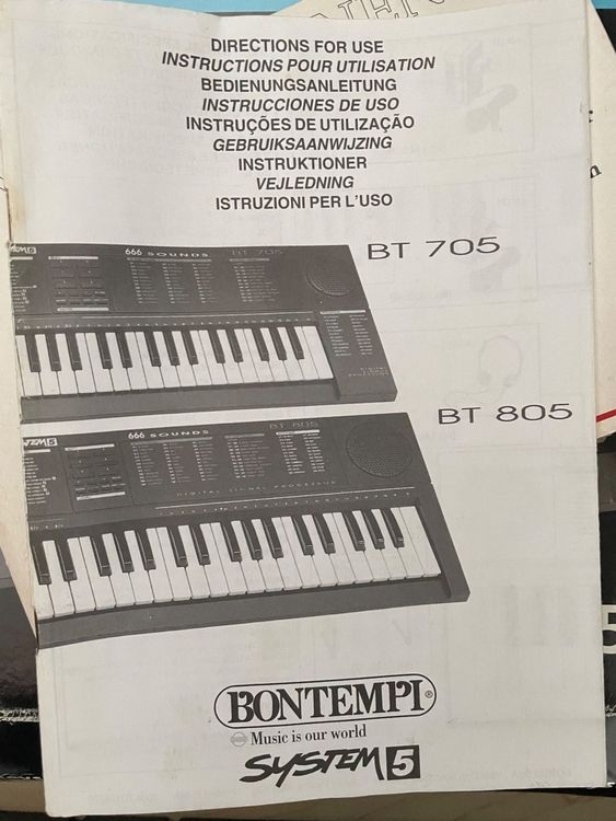 Keyboard Bontempi System 5 -666 Sounds BT 805 (Gebraucht) in Dänikon ZH ...