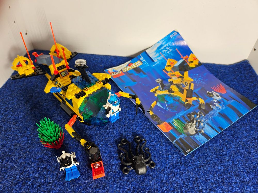 Lego Set 6175 Aquazone, Crystal Explorer Sub, 1995 komplett (Gebraucht ...