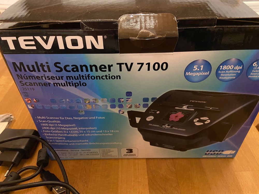Bilder und Dia Scanner, Tevion TV 7100 | Kaufen auf Ricardo
