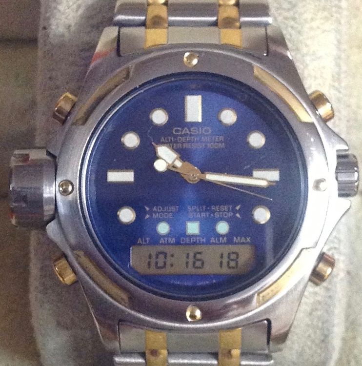 CASIO Alti-Depth Meter Herrenuhr ( Quartz / 47 mm ) (Gebraucht) in ...