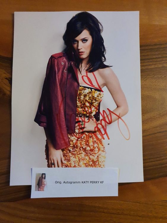 Kate Perry, handsigniert | Kaufen auf Ricardo