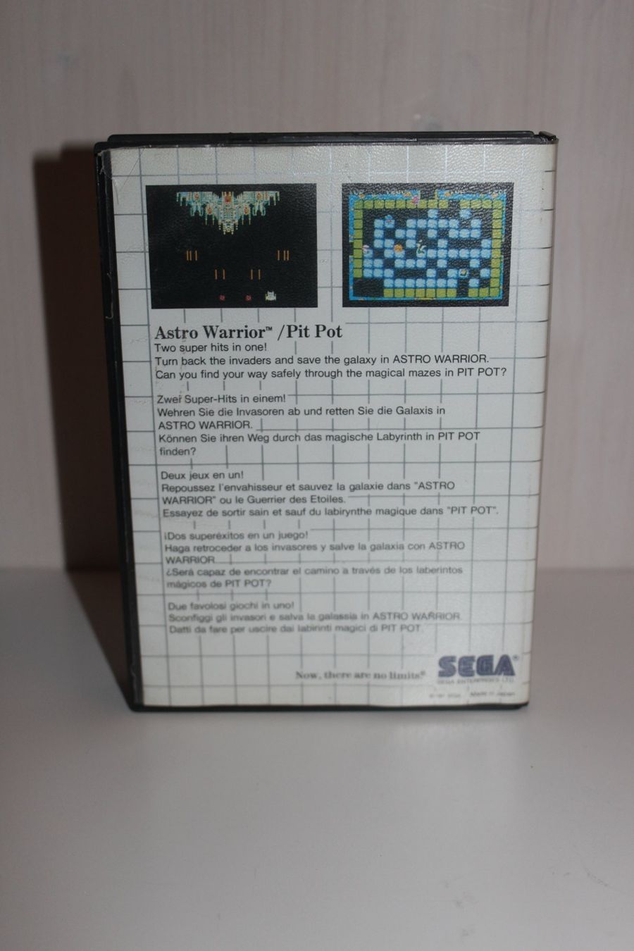 Astro Warrior / Pit Pot - Sega Master System Combo Cartridge (Gebraucht ...