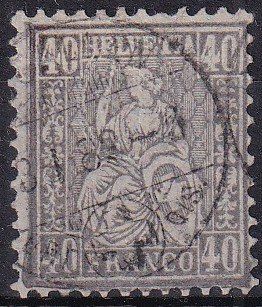 RAAAAAR Nr.50a ST.GALLEN, Attest GUINAND, SBK 5000.-+++ (Gebraucht) in ...