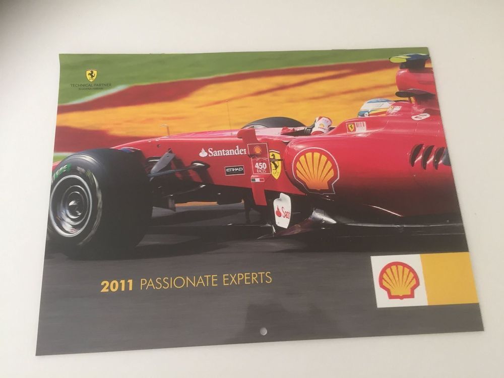Ferrari Kalender 2011 (Formel 1/Shell) | Kaufen auf Ricardo