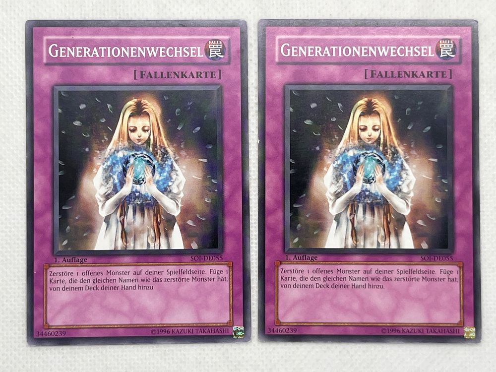 Yu-Gi-Oh! 2x Generationenwechsel SOI-DE055 - Top Zustand! (Gebraucht ...
