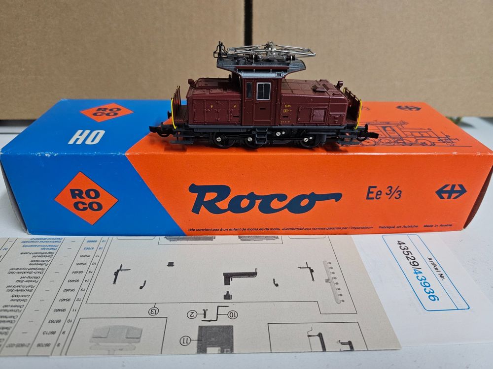 ROCO 43529 lok Ee 3/3 CFF dès1.-fr (Gebraucht) in bassecourt für CHF 31 – mit Lieferung auf ...