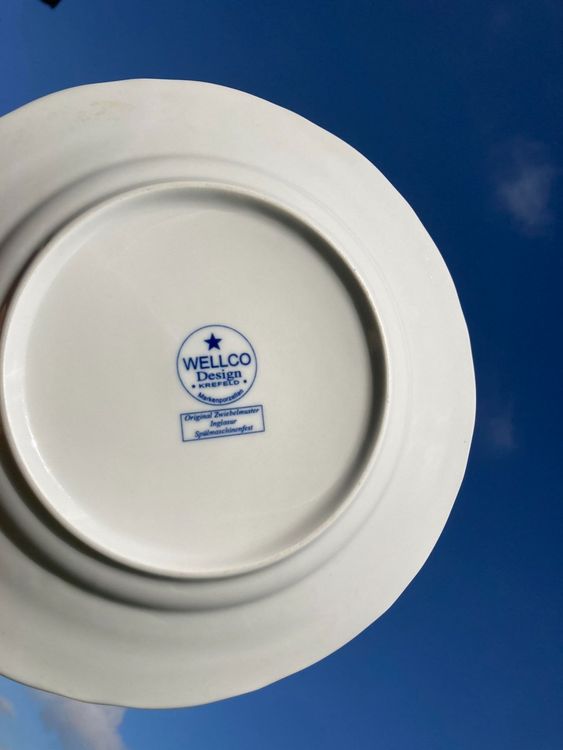 WELLCO Design Krefeld Teller mit Original Zwiebelmuster | Kaufen auf Ricardo