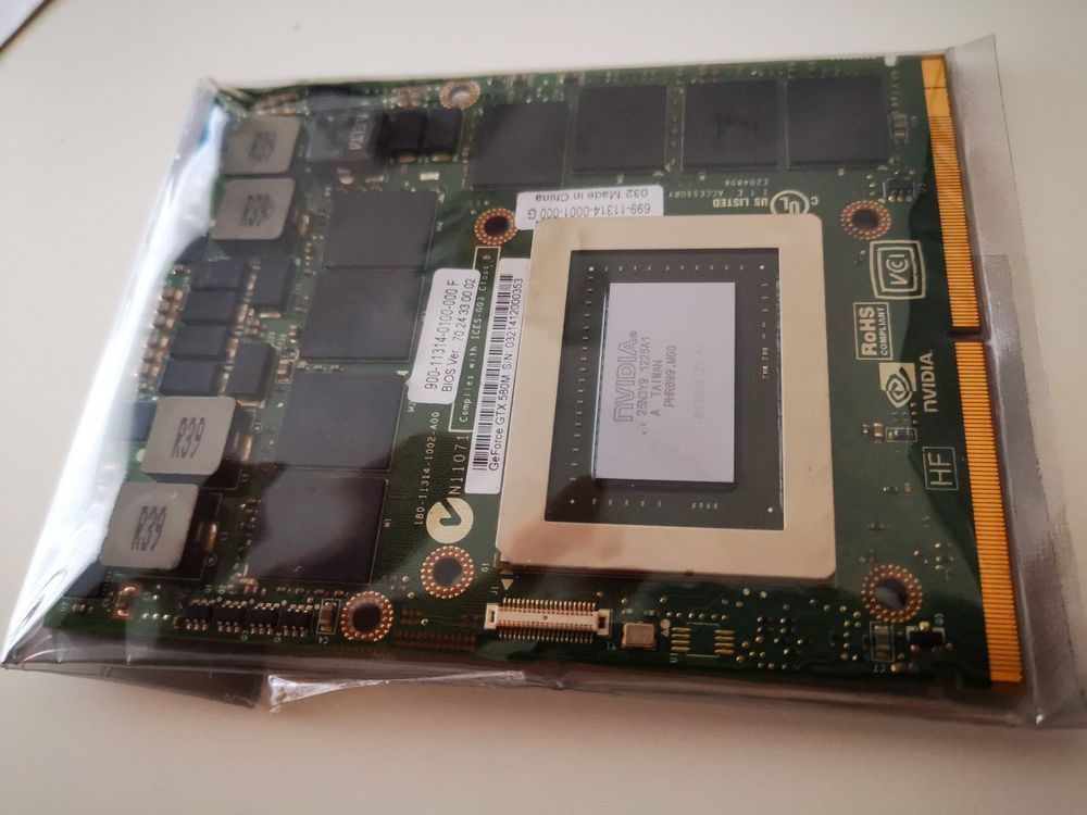 GeForce GTX 580M 2GB Ram für Alienware M18x Gaming Notebook (Neu und ...