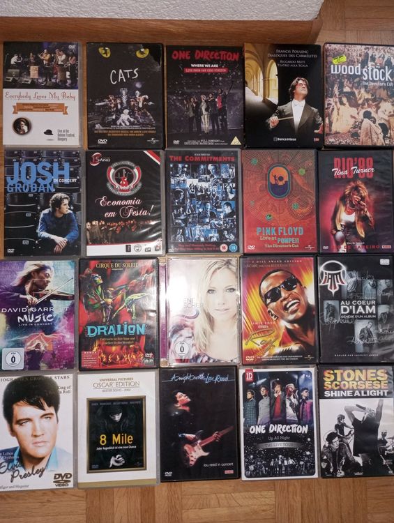 20 Musik DVDs , Woodstock, Tina Turner, Pink Floyd, CATS...E | Kaufen ...