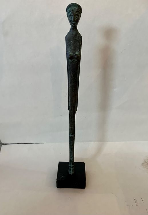 Alte Bronze Skulptur von Eine Dame | Kaufen auf Ricardo