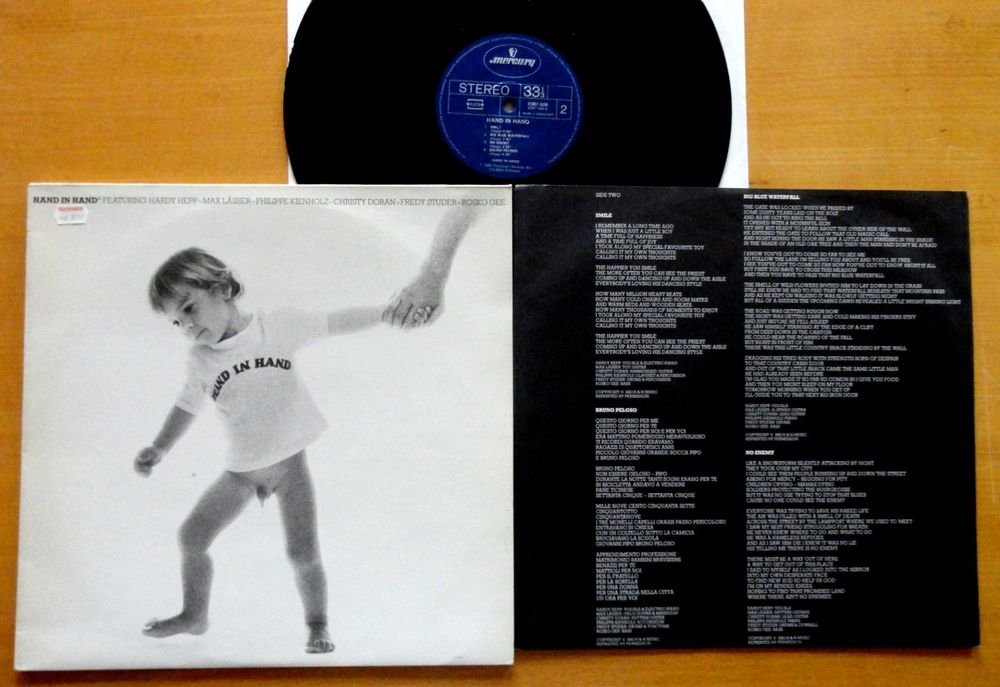 LP HAND IN HAND same 1981 SWISS ROCK Hardy Hepp Max Lässer (Gebraucht ...