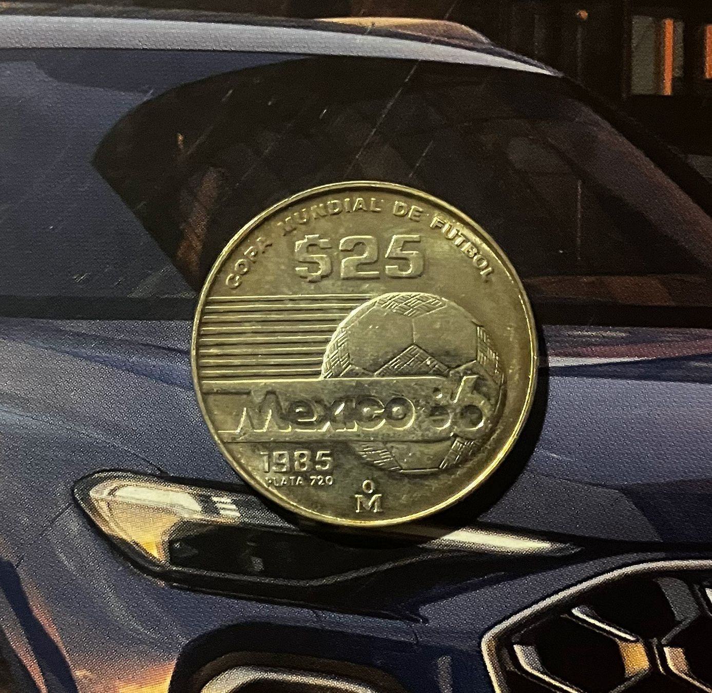 25 pesos ARGENT (720 ) - Coupe du monde de Foot MEXICO 1986 (D'occasion ...