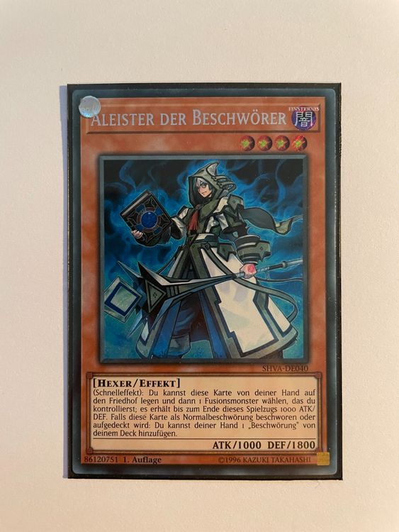Yugioh Aleister der Beschwörer Secret Rare SHVA Deutsch | Kaufen auf Ricardo