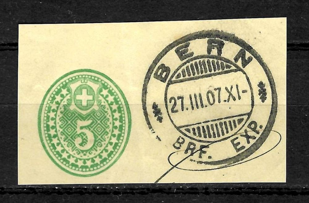 1907 Schweiz Briefstück 5 Rp Stempel Bern (Gebraucht) in Sorengo für ...