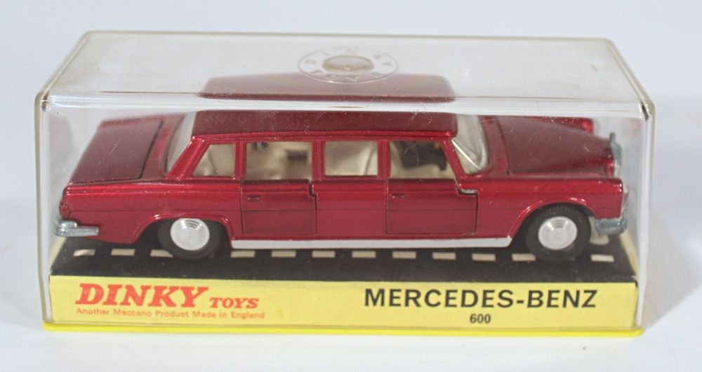 Dinky Toys 128 Roter Mercedes Benz 600 mit OVP Meccano (Gebraucht) in ...
