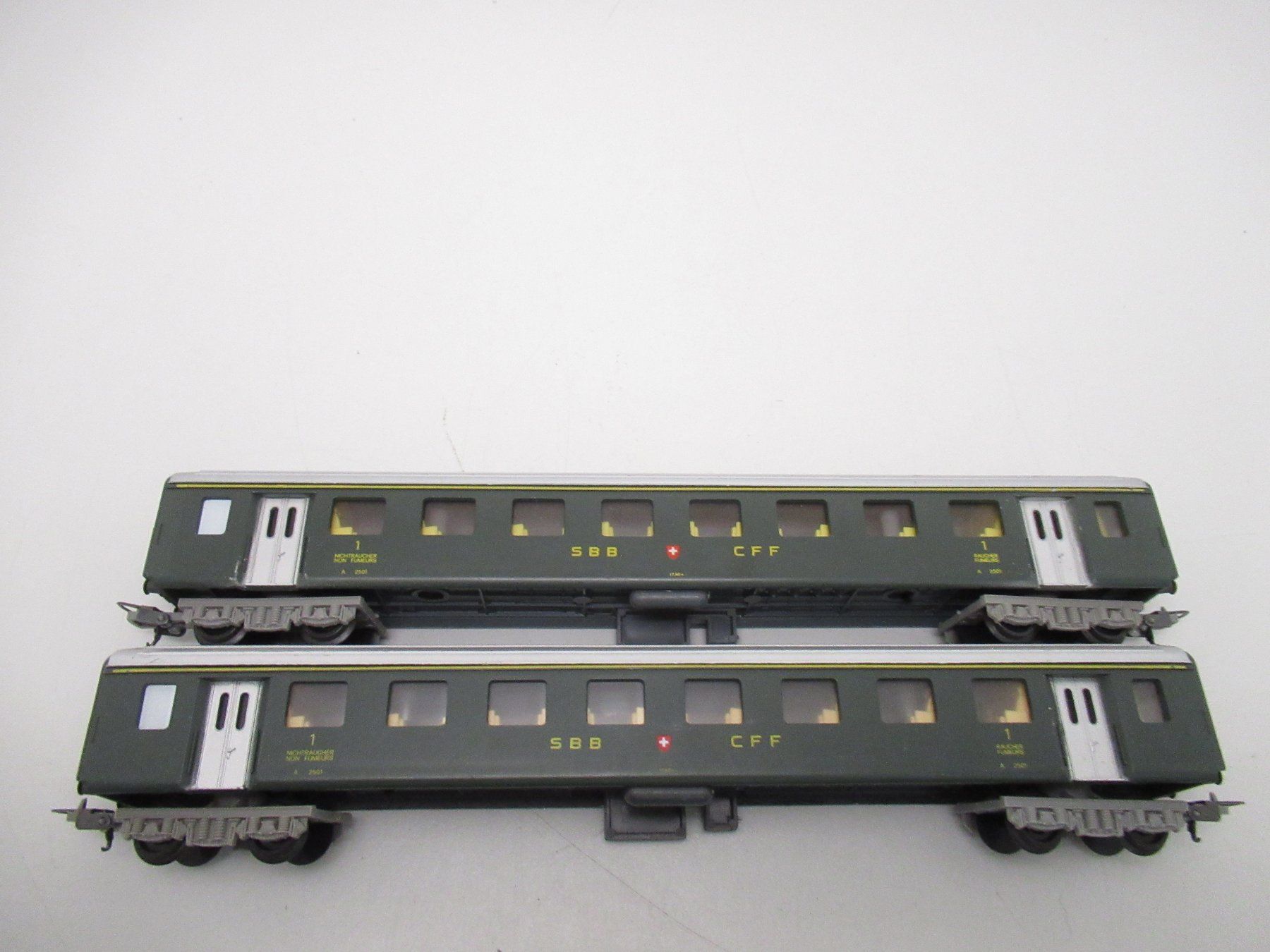 Lima 2x 320308 Personenwagen 1.Klasse der SBB CFF FFS o.OVP (Gebraucht ...