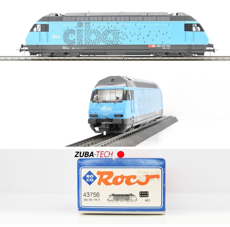 Roco 43756 E-Lok Re 460 Ciba SBB H0 GS Analog mit OVP | Acheter sur Ricardo