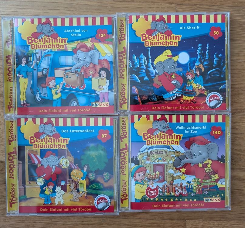 Benjamin Blümchen CD-Sammlung: 4 Stück (Gebraucht) in Wädenswil für CHF ...