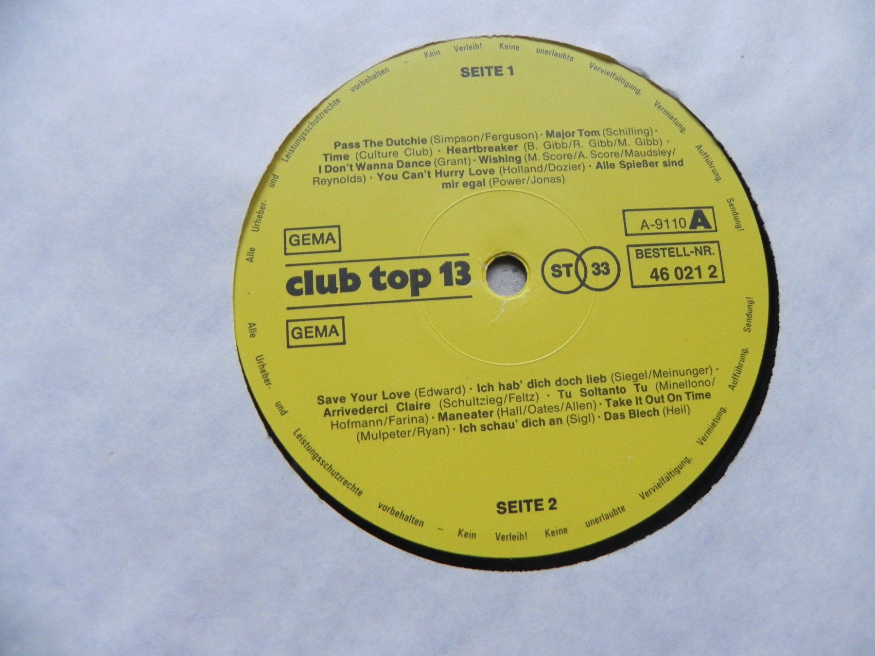 LP 16 Rock Pop Hit 1983 Eddy Grant Spliff Phil Collins (Gebraucht) in ...