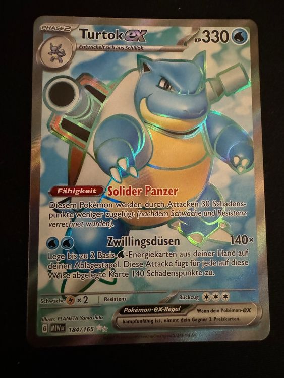 Turtok EX Ultra Rare aus Pokemon S&V 151 Deutsch (Neu (gemäss ...