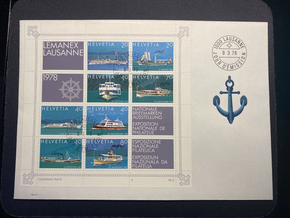 Lemanex FDC 1978 (Gebraucht) in Grand-Lancy für CHF 1.5 – mit Lieferung auf Ricardo kaufen