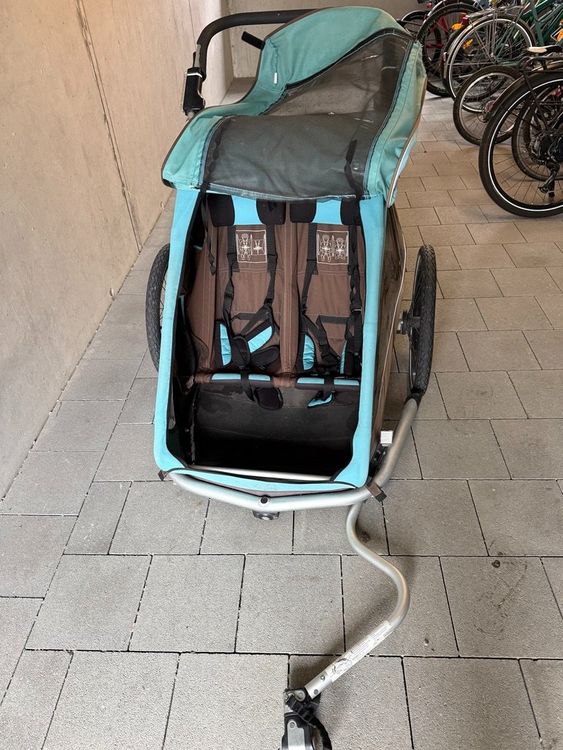 Croozer Zweisitzer Fahrradanhänger für Familien-Ausflüge (Defekt) in ...