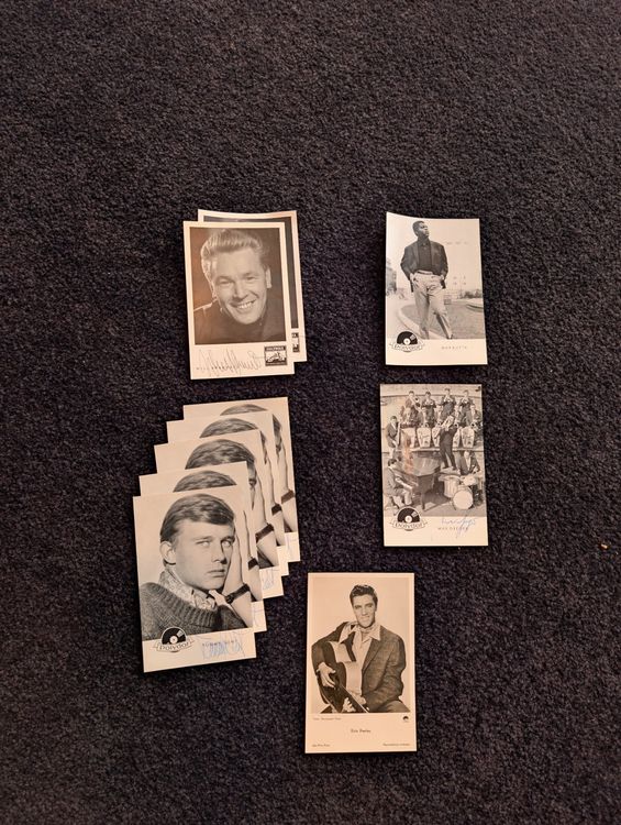 Autogrammkarten Tommy Kent/Will Brandes/Max Kutta/Max Greger (Gebraucht ...