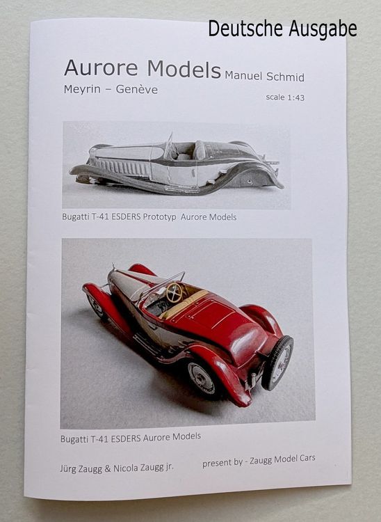 Bugatti und andere Modellautos. Aurore Models M. Schmid | Kaufen auf ...