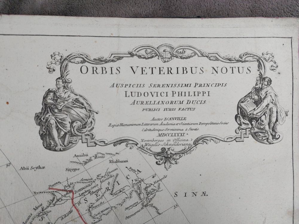 Atlas Christian Weigel 1784 12 Tafeln grFolio Danvillianus (Gebraucht ...