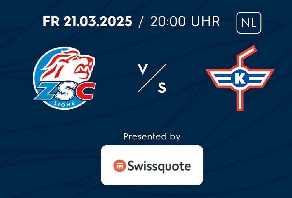 3 Sitzplatz Tickets ZSC vs. Kloten verbilligt (Neu und originalverpackt ...