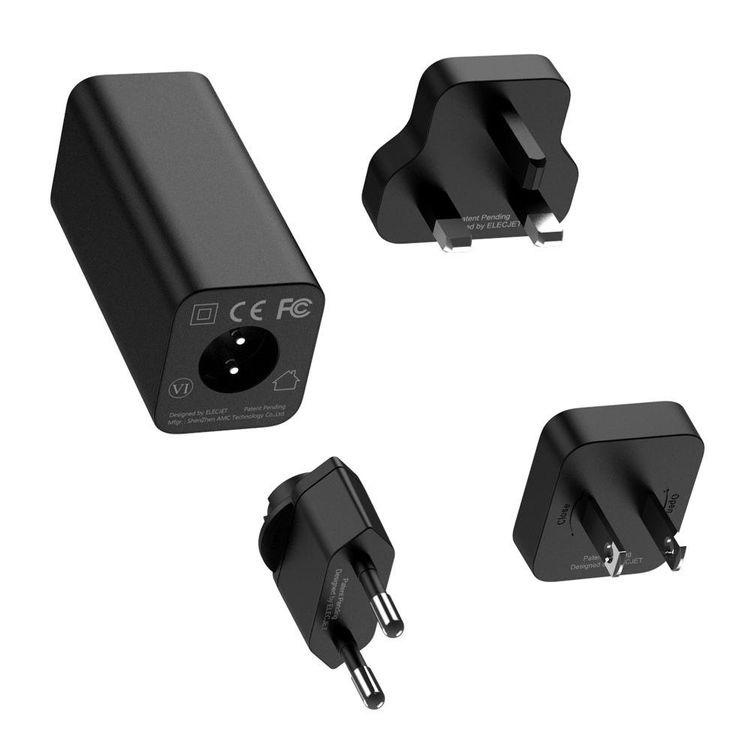 Fast Charger Notebook/Handy/Tablet 65W GaN EU/UK/US Adapter (Neu und ...