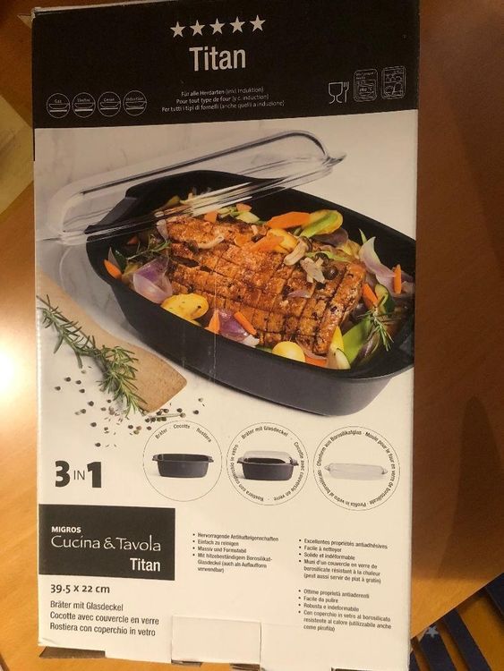 Titan-Bräter 3 in 1, rechteckig (Neu und originalverpackt) in Meilen ...