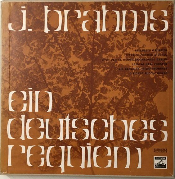 Brahms – Ein deutsches Requiem, op. 45 (2 LP-Box-Set, Kempe) | Kaufen auf Ricardo