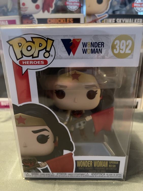 Funko Pop! Heroes - Wonder Woman 392 - Superman Red Son (Neu und ...