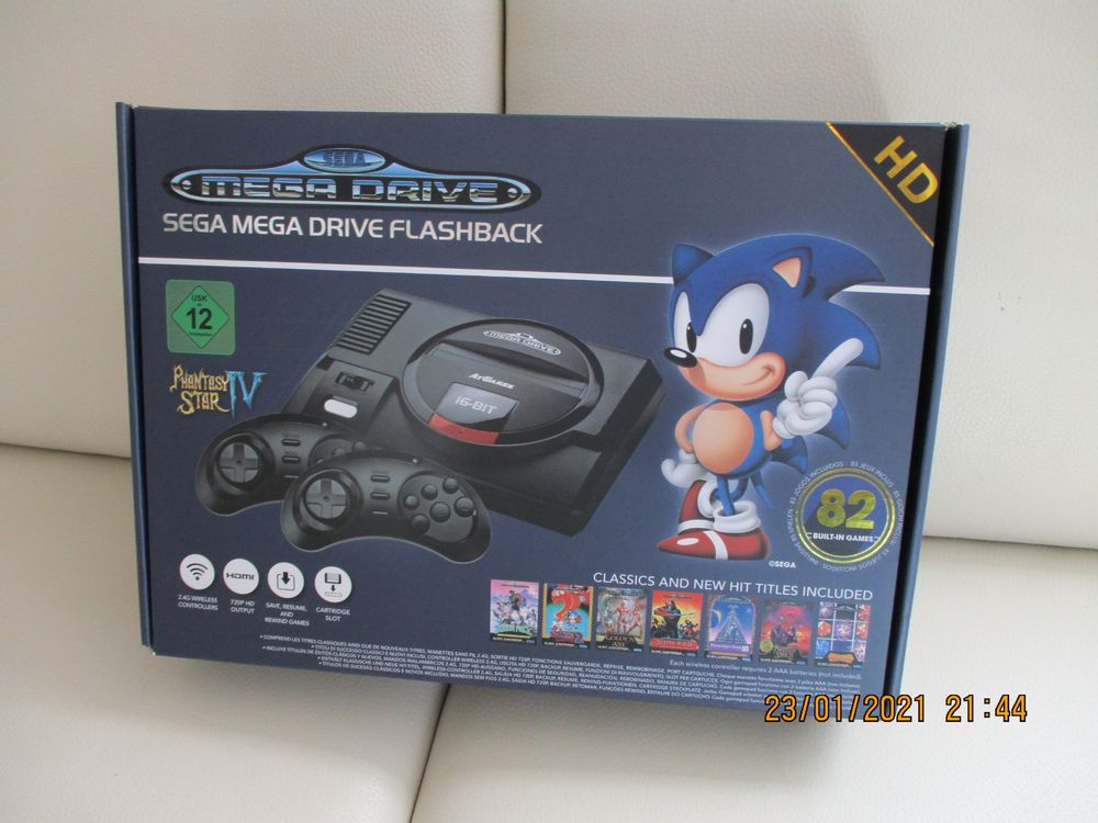 Sega Mega Drive Flashback Konsole mit 82 Games (Neu (gemäss Beschreibung)) in Liestal für CHF ...