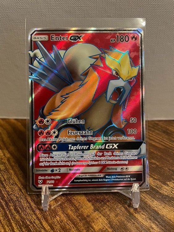 Entei GX - Secret Full Art Rare (Neu (gemäss Beschreibung)) in Auw für ...