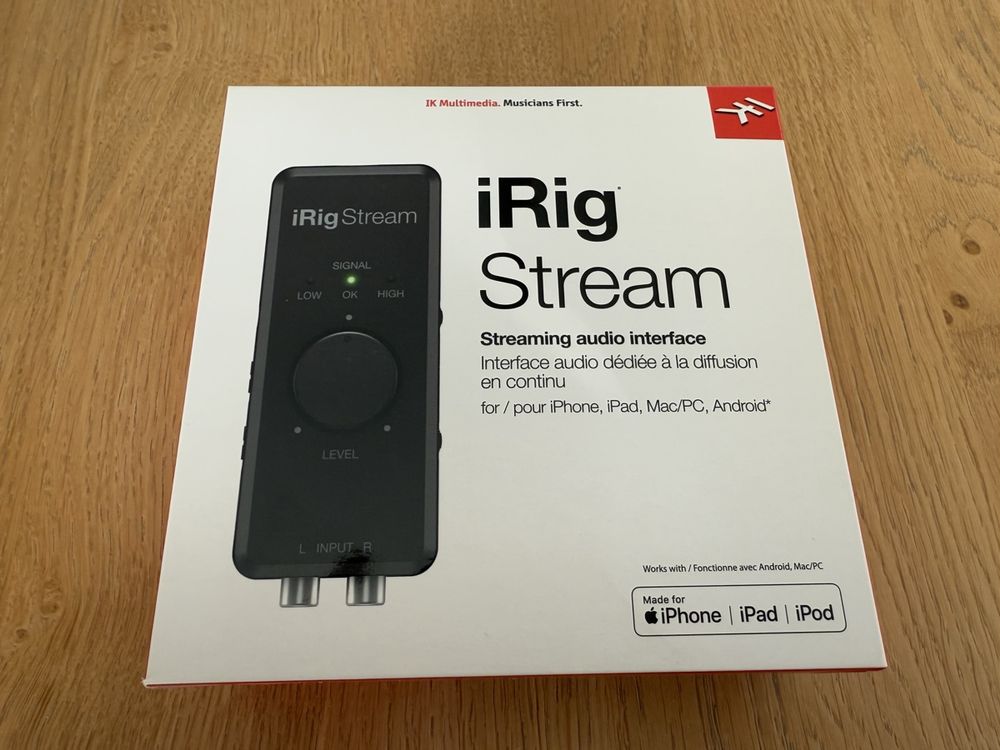 iRig Stream Audio Interface – Neu & Originalverpackt (Neu und ...